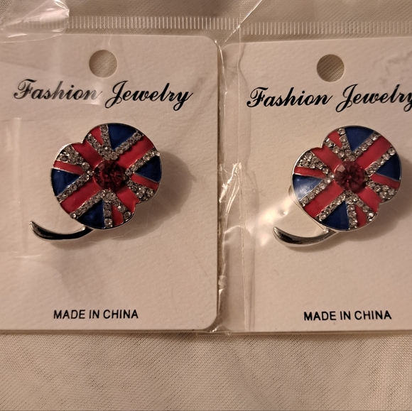 None | Jewelry | Union Jack Pins | Poshmark